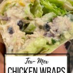 Easy Dinner Recipe | Quick & Easy Tex Mex Chicken Wraps |Get On My Plate