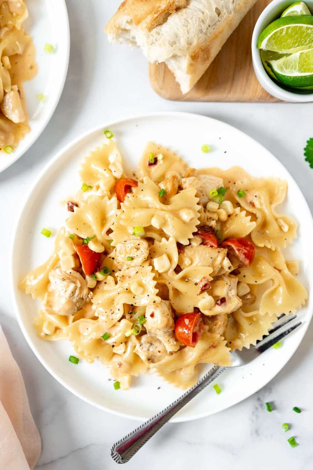 Chicken Pasta with Chipotle Cream Sauce