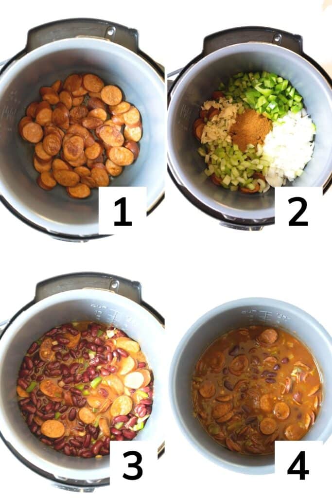 Easy Instant Pot Red Beans and Rice - Get On My Plate
