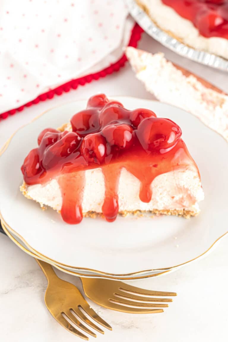 No Bake Cream Cheese Pie with Cool Whip | Get On My Plate