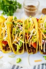 How To Cook Taco Meat With Taco Seasoning | Get On My Plate