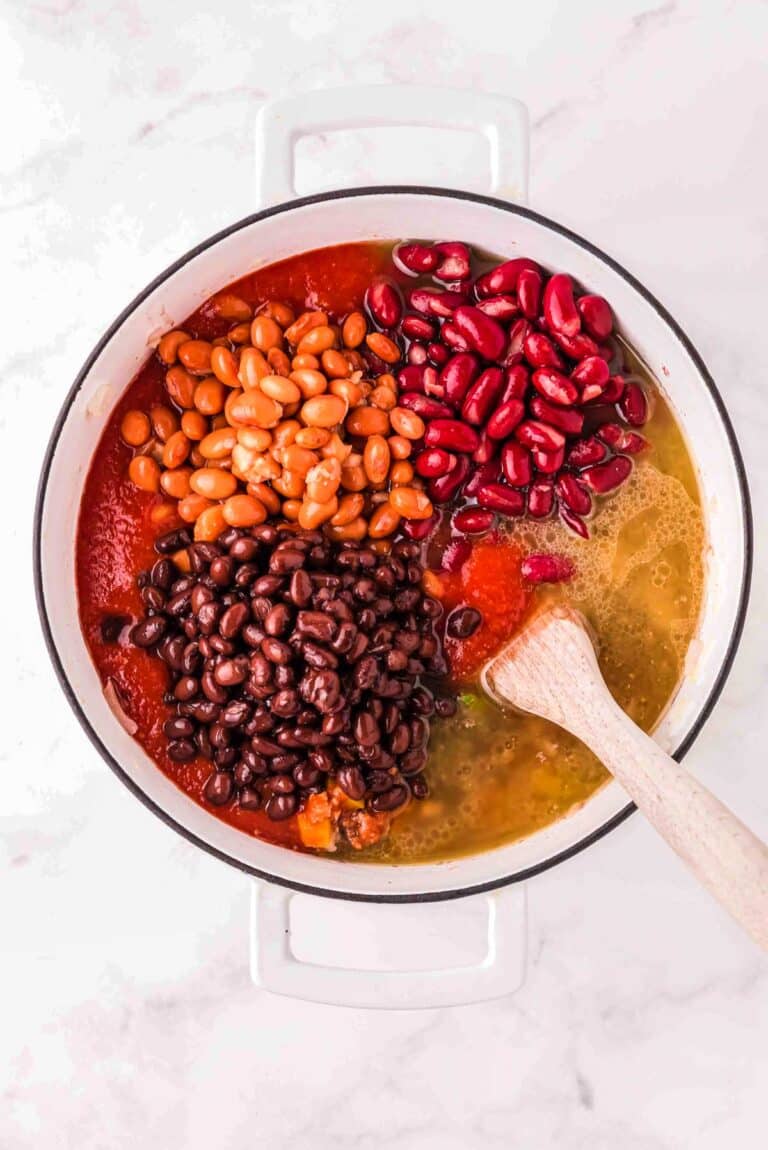 Easy Three Bean Chili | Get On My Plate