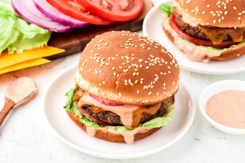 Perfect Frozen Burgers in the Oven | Get On My Plate