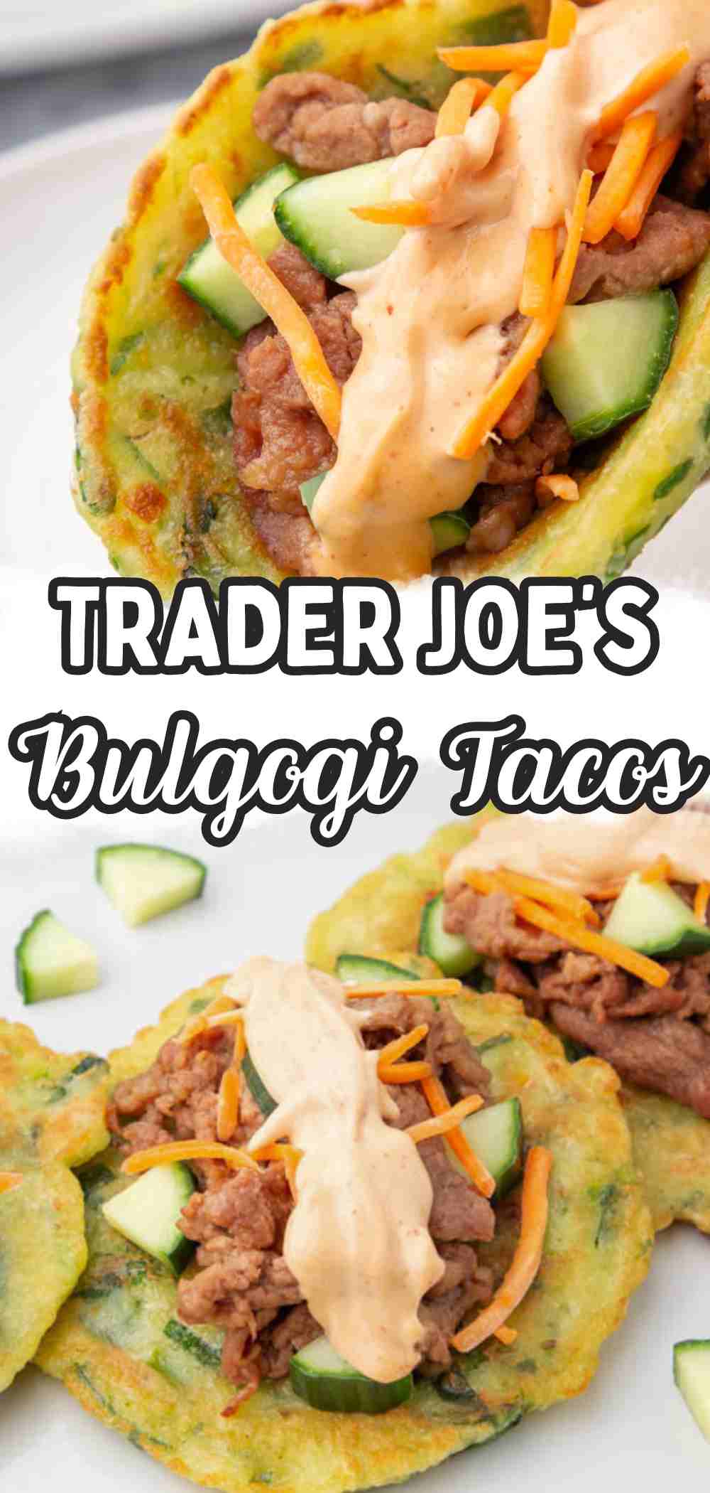 Trader Joe's Beef Bulgogi Tacos with Sriracha Mayo