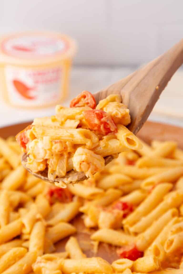 Trader Joe's Lobster Bisque Pasta Recipe {viral!} | Get On My Plate